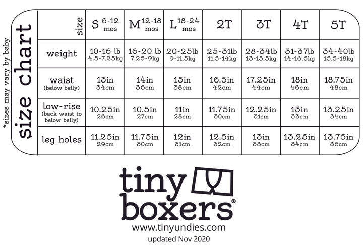 Tiny Boxers - small cotton boxer briefs, 3-pack – Tiny Undies